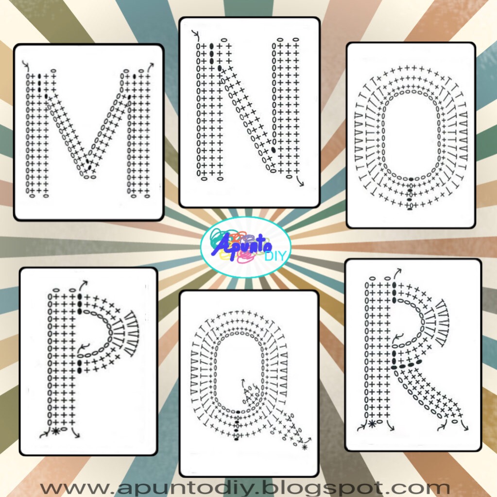 Letras a crochet