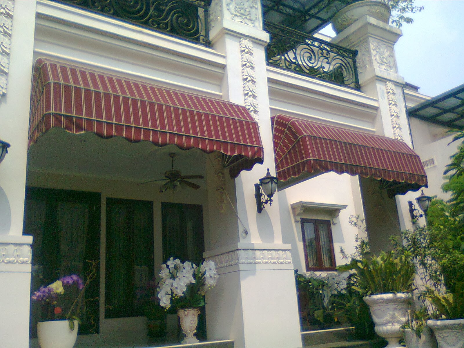 Canopy kain Lipat - Jasa Tenda Membrane, Canopy sunbrella - Awning kain ...