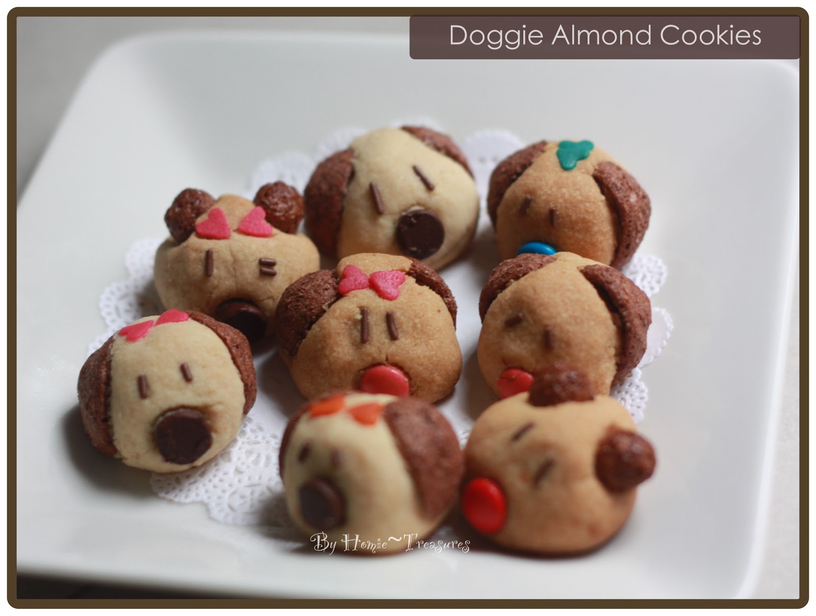 Woo! Woo! Doggie Almond Cookies