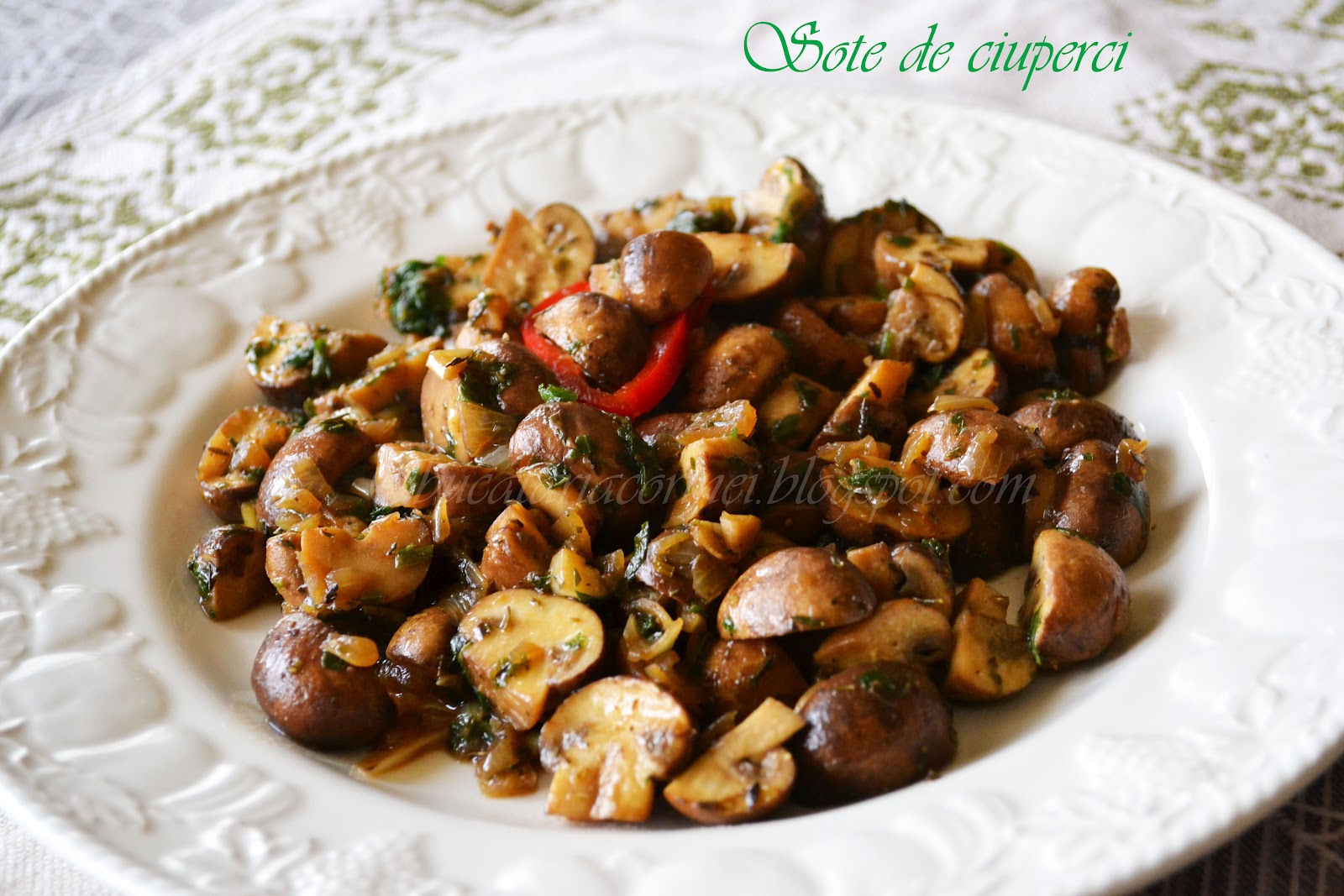 Sote de ciuperci - Bucătăria Urecheatei