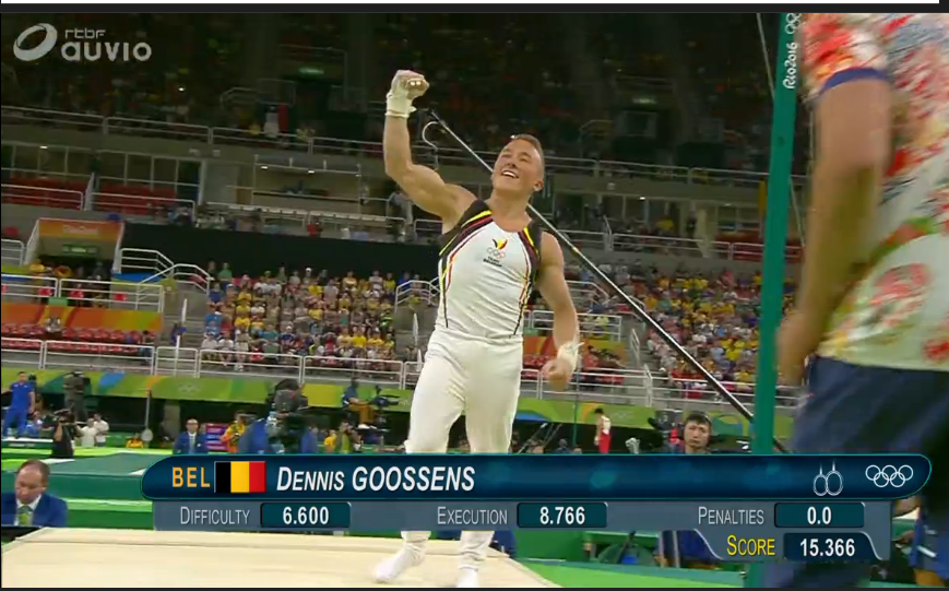 2016 Olympic Games: historical rings final for Dennis Goossens!