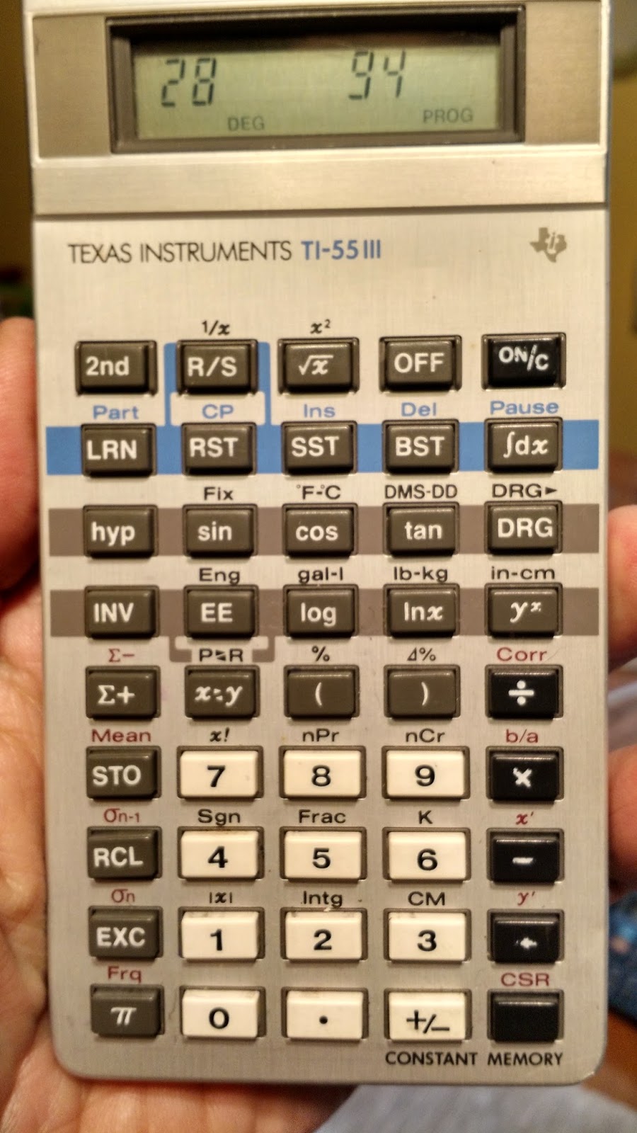 Eddie's Math and Calculator Blog: TI-55 III Programs Part I: Digital ...