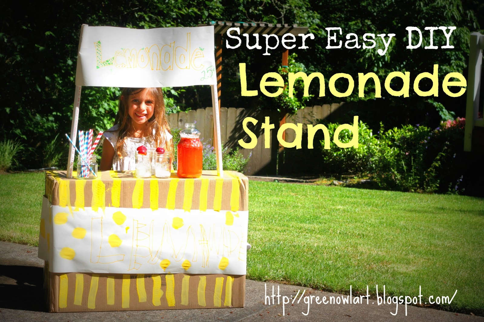 Green Owl Art: DIY Lemonade Stand