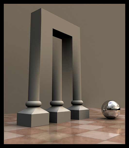 Optic Events: Impossible objects illusion