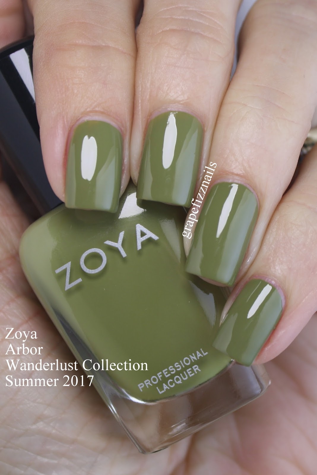 Grape Fizz Nails: Zoya Wanderlust Collection, Summer 2017