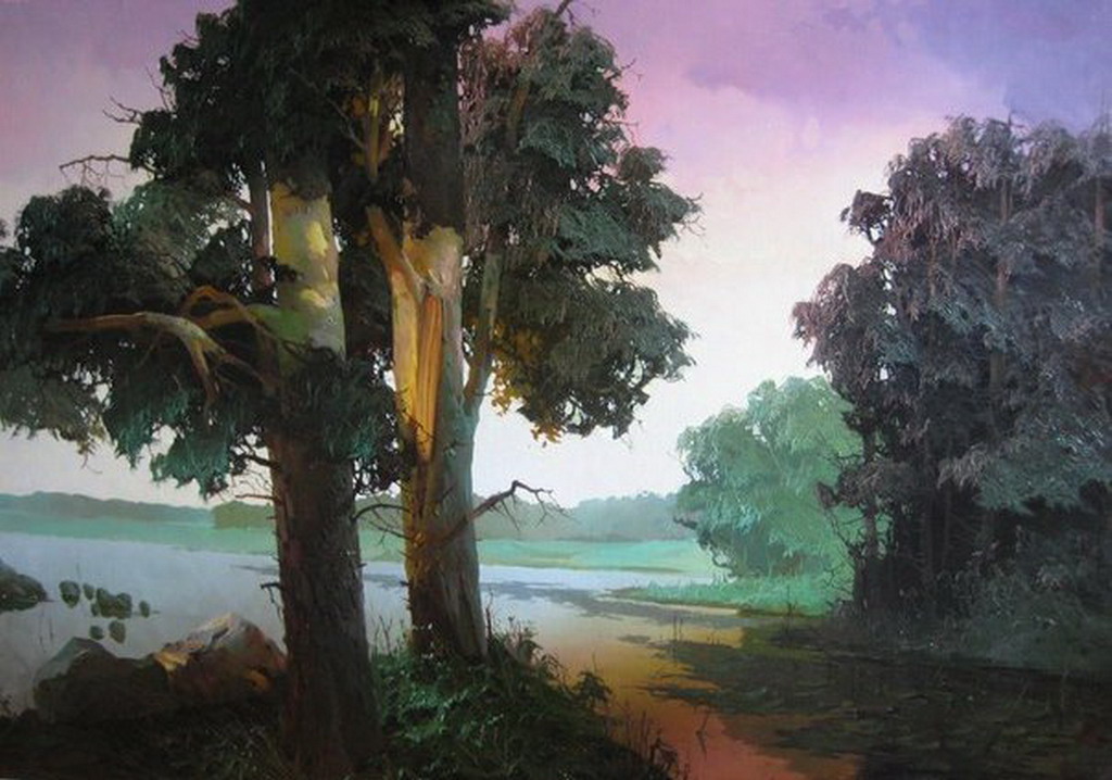 El arte es su máxima expresión : Modernos Oleos, Naturaleza Rusa En Su ...