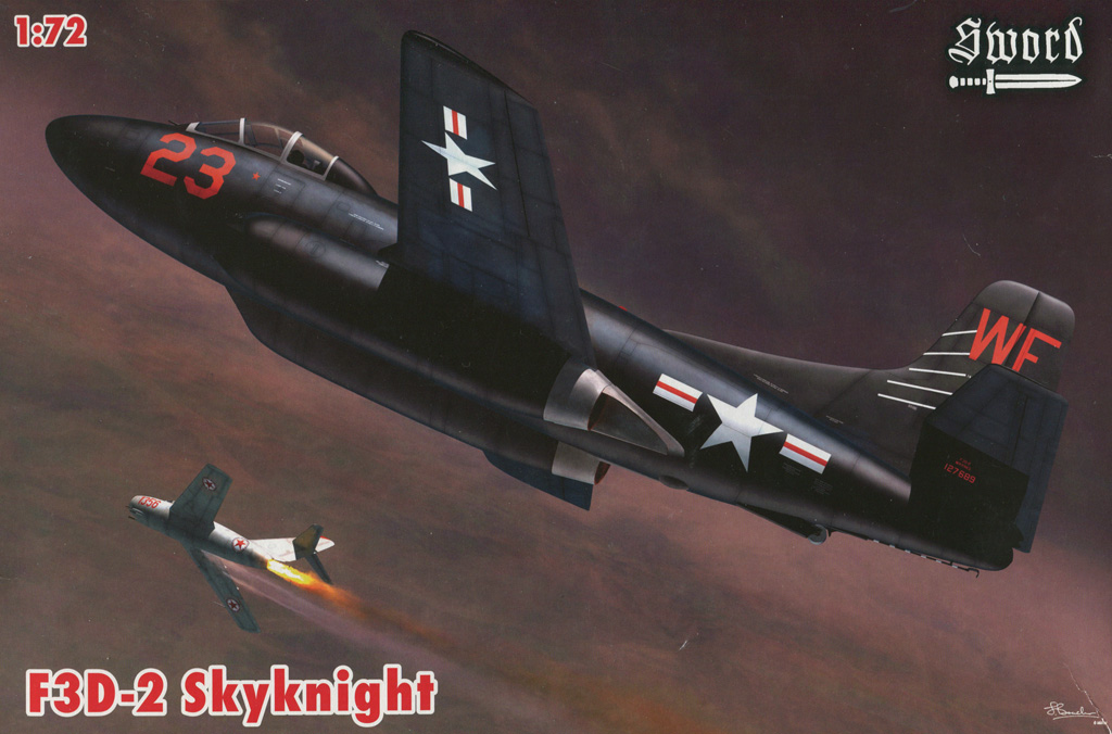 AlexS Scale Aircraft Modelling: F3D-2 Skyknight - Sword Model Kit Review