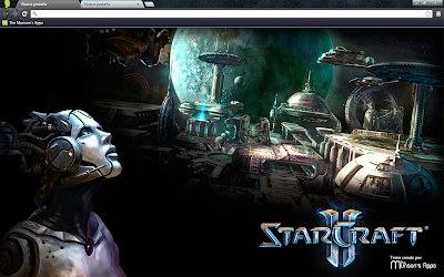 The Munson's Apps: Starcraft 2: Terran command center robot Chrome Theme
