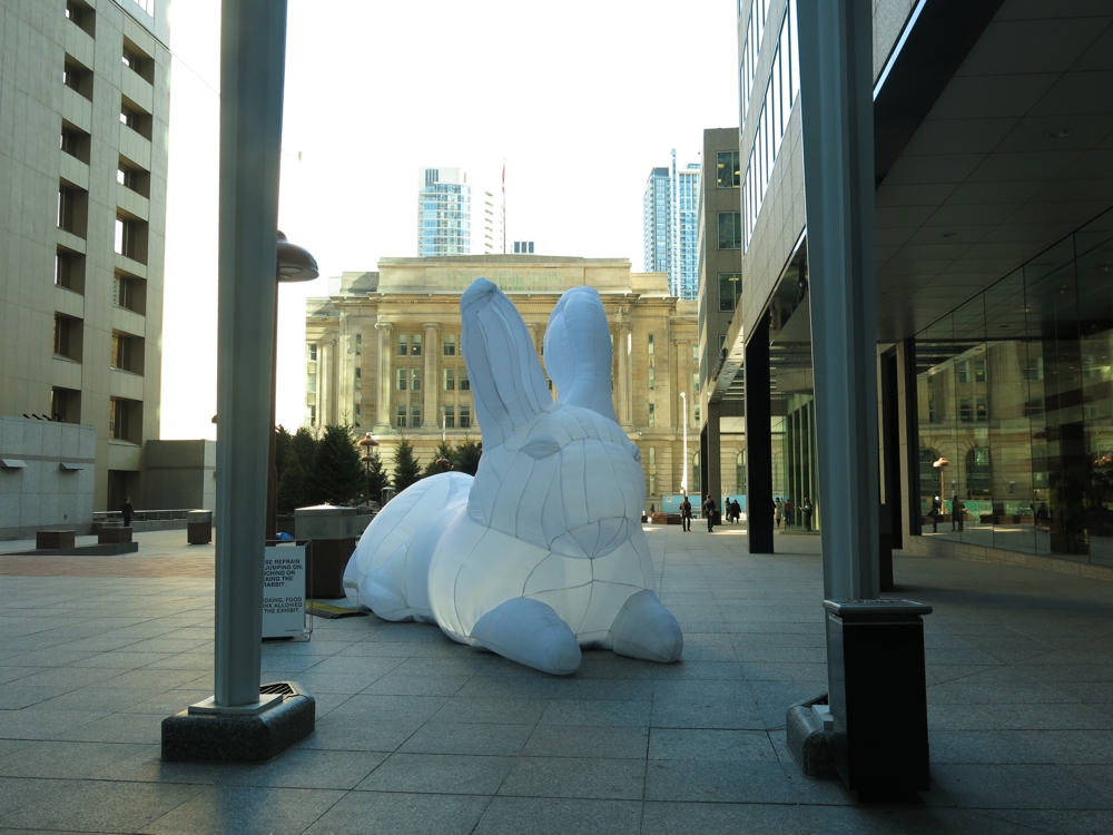 Toronto Grand Prix Tourist - A Toronto Blog: Bunny at Brookfield Place ...