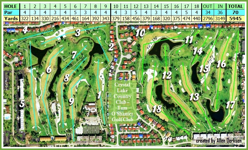 The Florida Golf Course Seeker: Crystal Lake Country Club - Tam O ...