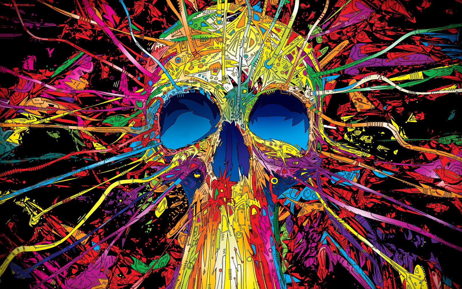 Colorful Skull Amazing HD 3D Wallpapers 3D Backgrounds