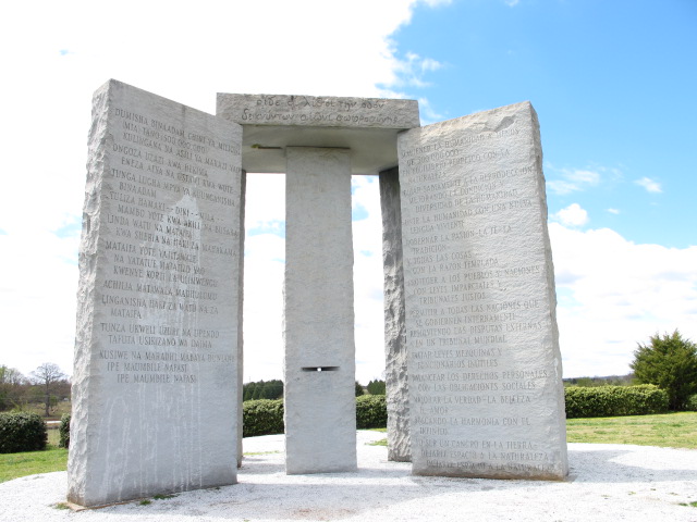 American Weirdness: I Come From Nowhere: The Georgia Guidestones ...