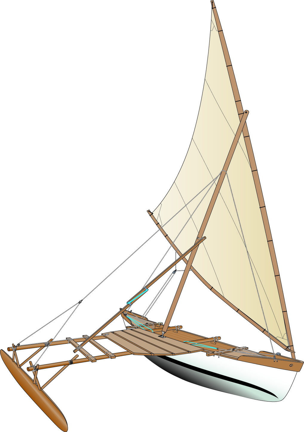 T2 Outrigger Sailing Canoe