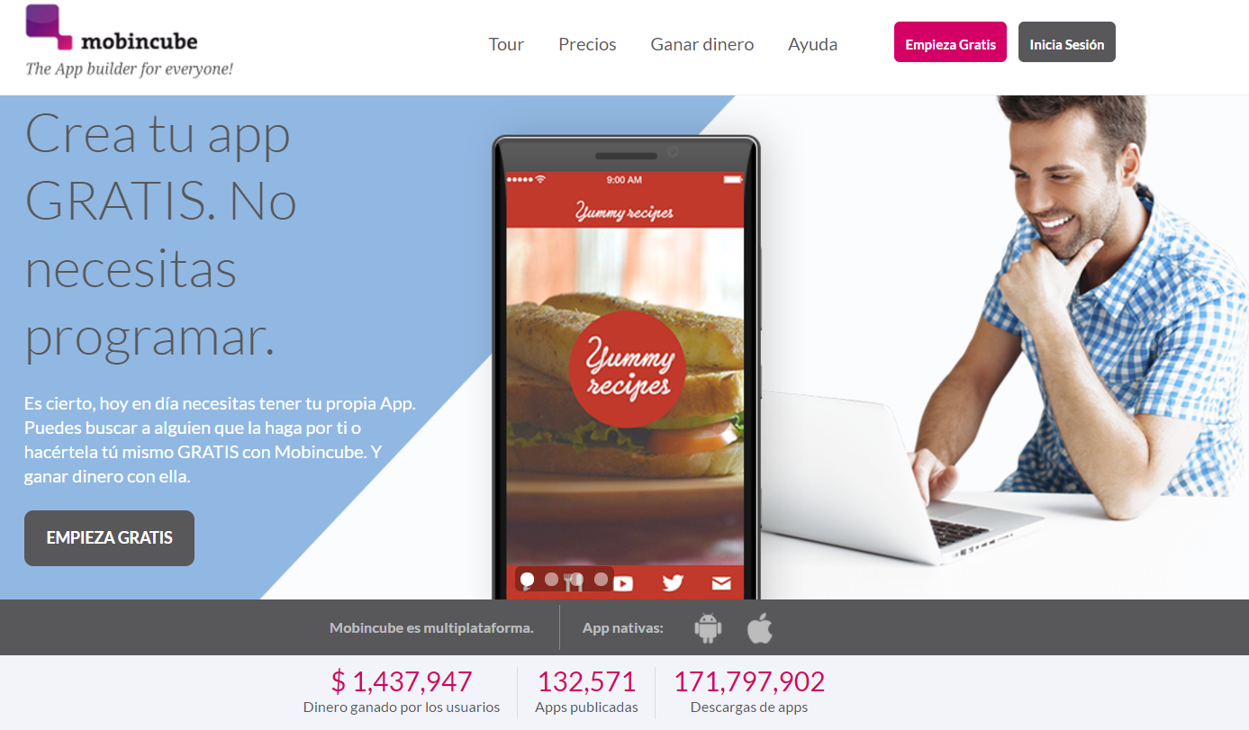 Adictos al DISEÑO: MOBINCUBE... crea tu propia APP