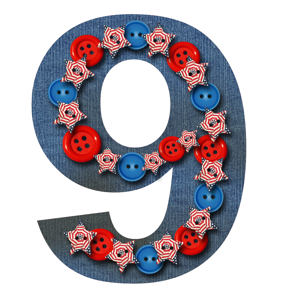 GRANNY ENCHANTED'S BLOG: Free Denim Buttons Digi Scrapbook Numbers