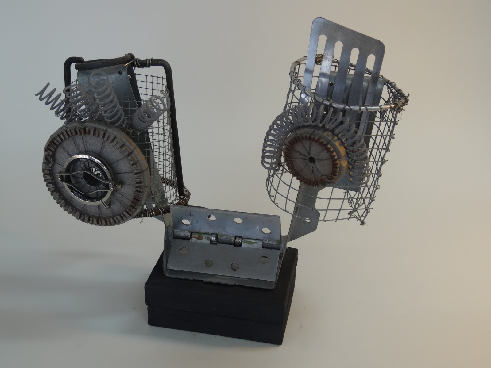 HA!: GCSE Sculpture made from found objects.