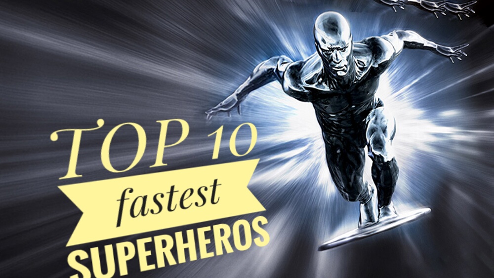 Top 10 Fastest Superheros | Marvel and DC | SRkh