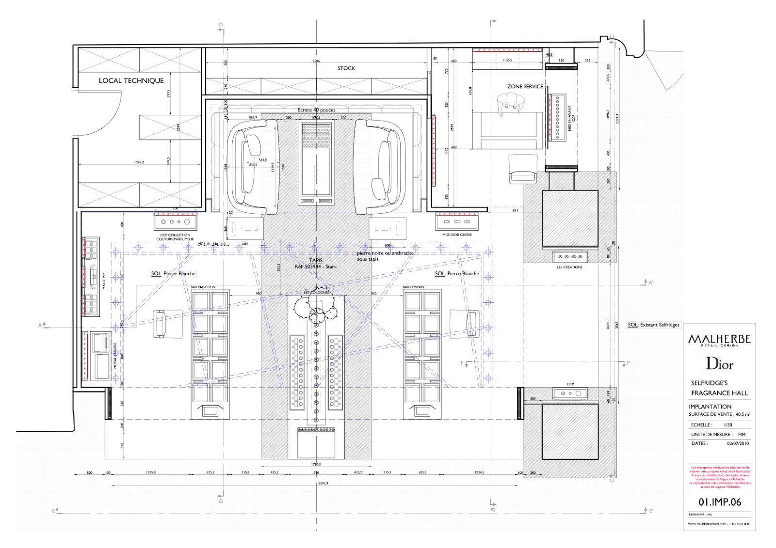 Anne Leconte: Architecture Commerciale / LUXE / DIOR