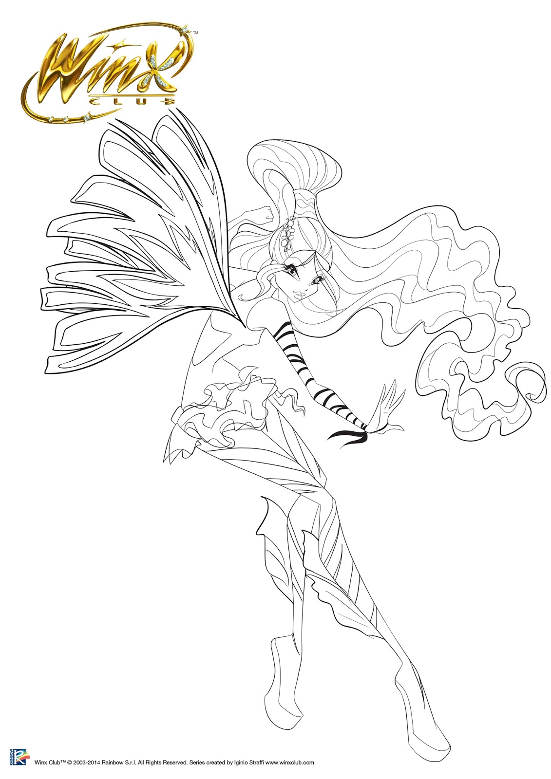 Winx Sirenix: Imagens Para Colorir