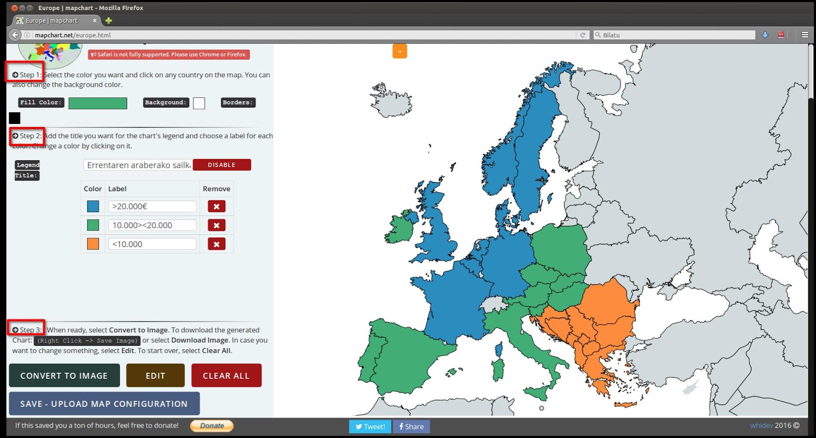 Luberri: Mapchart.net mapa mutuak editatzeko web aplikazioa