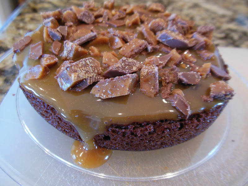 ALL THINGS DELICIOUS: Skor Bar Cake a.k.a. Better Than Anything Cake