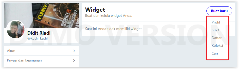 Cara Membuat Widget Embedded Timeline Di Blogger ~ demo giribig