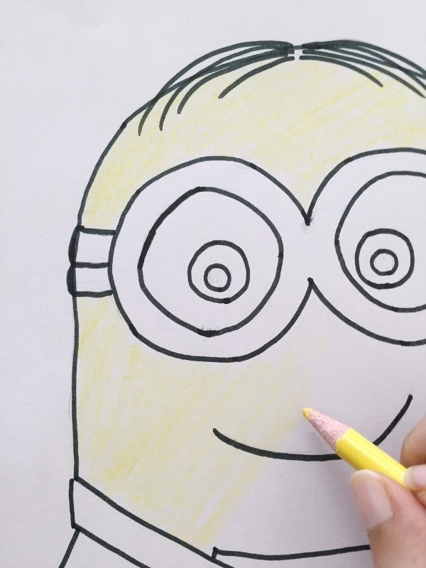by The Art Bug: Draw a Minion - Step by Step Tutorial : Make it Monday