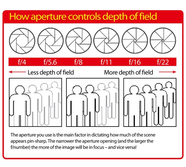 Photographing DSLR: Understanding Apertures