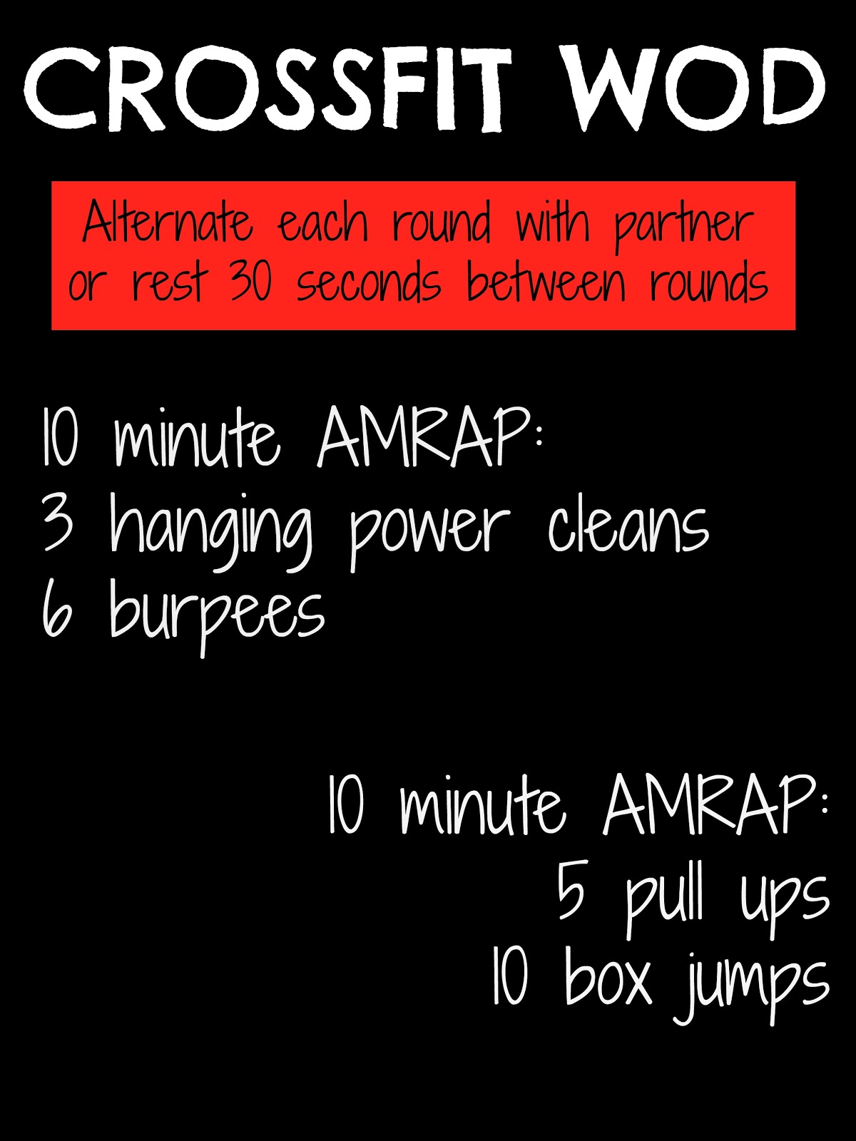 Allison's Miles: CrossFit WODs