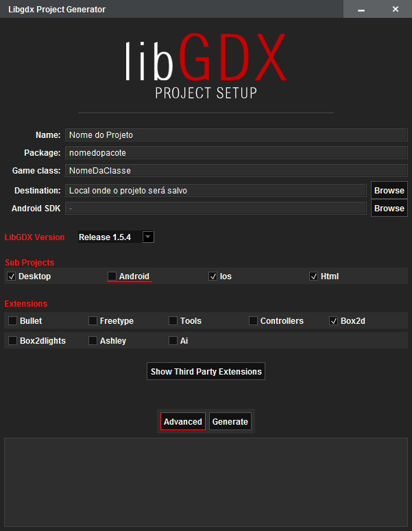 Tutorial de Instalação - libGDX