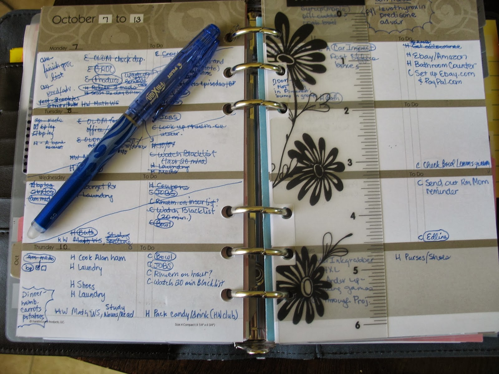 Tasks And Today Markers: How I Label And Bookmark My Planner | Giftie ...