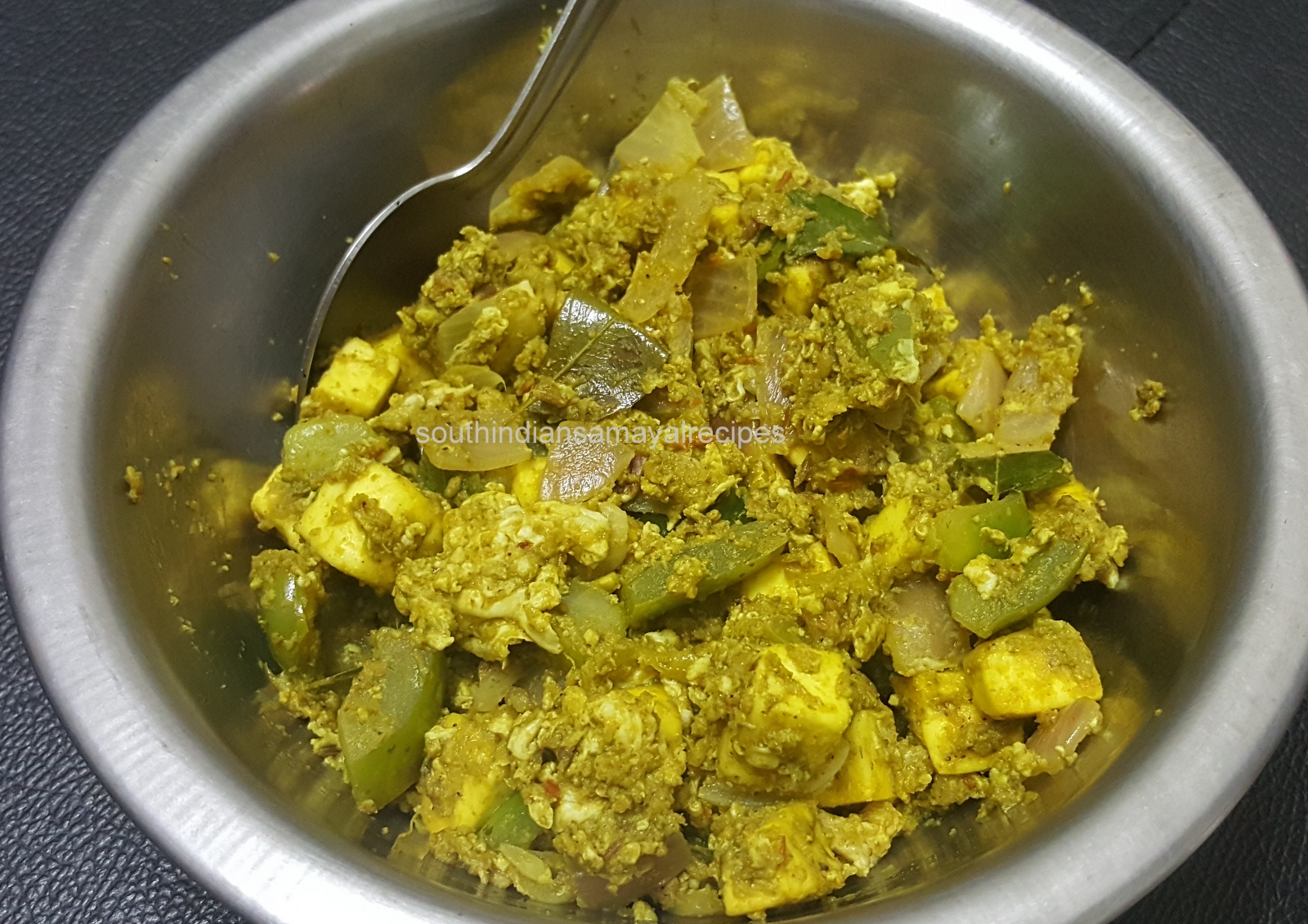 Paneer Capsicum Mint Fry Recipe | South Indian Samayal Recipes