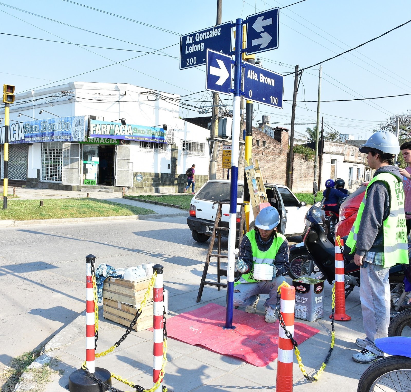 El municipio renueva señalización de calles y avenidas - Siempre Formosa