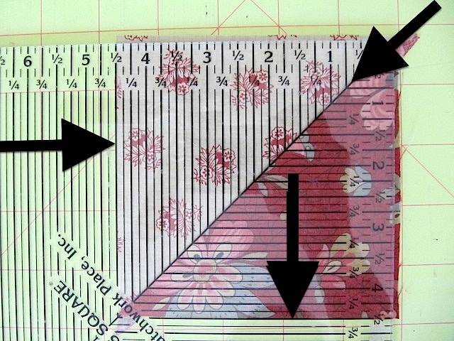 Sew Many Ways...: Half Square Triangle Tutorial...