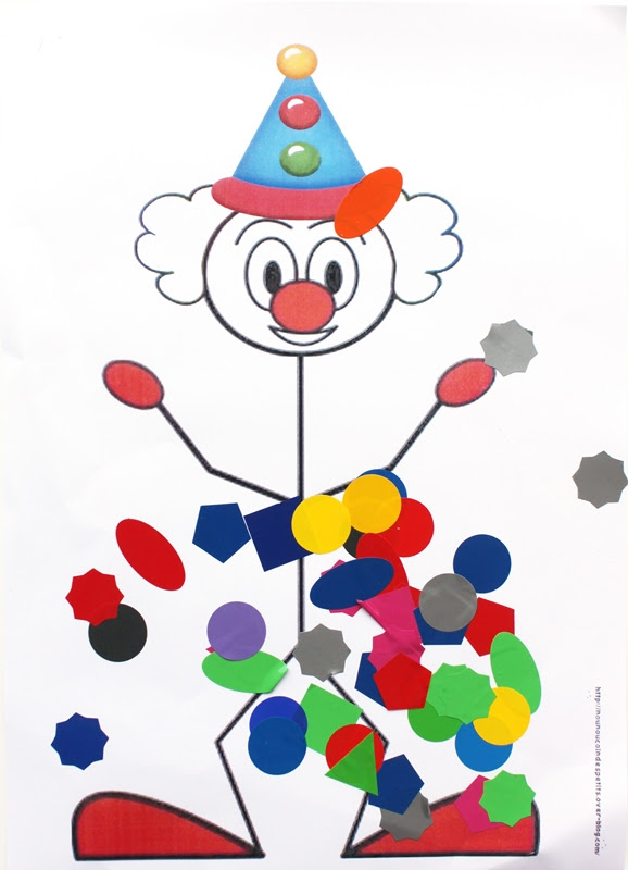 Le Journal de Nounou Sophie: Le clown gommette