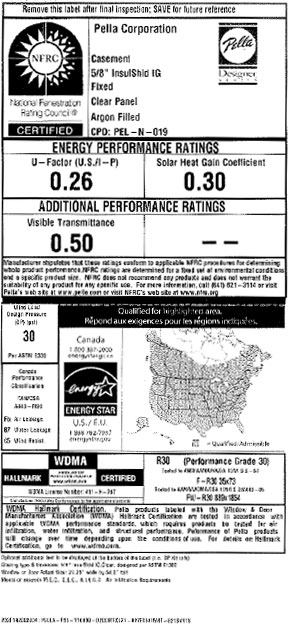 Natural Design/Build: SBF # 24 Energy Star window ratings and NFRC