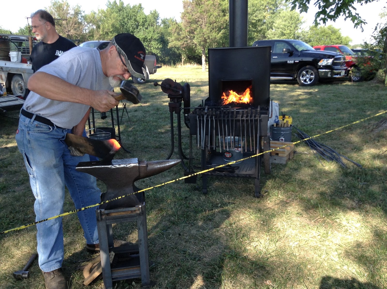 Osage Bluff Blacksmith: Hamilton Steam Engine show 2013