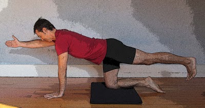 Featured Pose: Hunting Dog Pose ~ multiple fitness