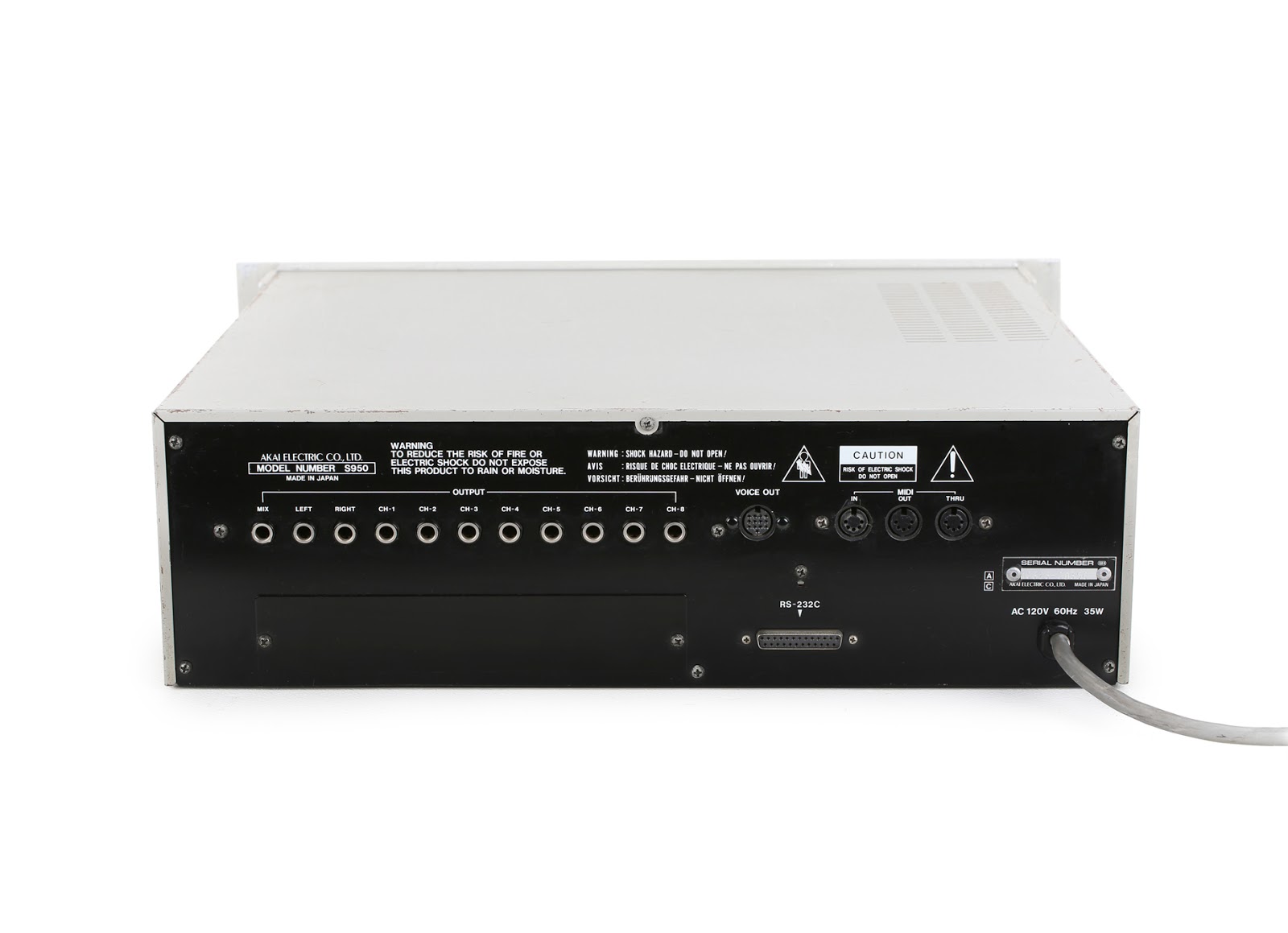 MATRIXSYNTH: Akai S950 MIDI Digital Sampler