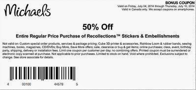 Michaels Printable Coupons February 2015