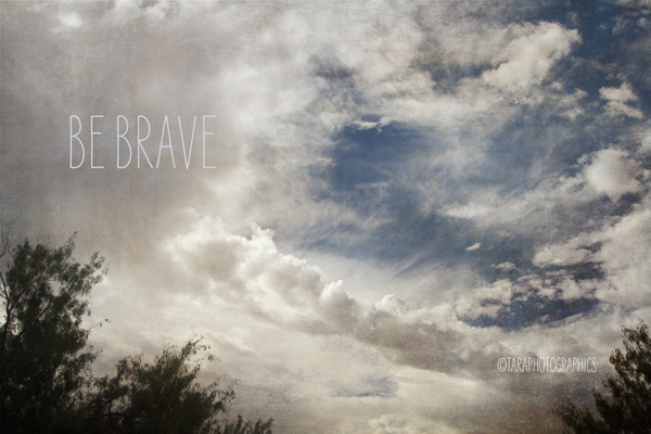 taraphotographics: friday freebie: be brave desktop background