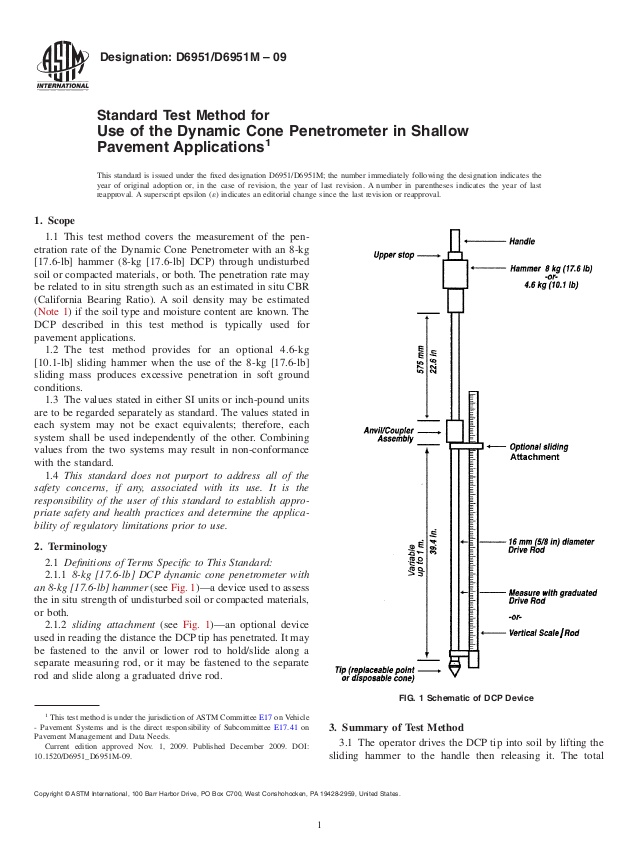 Civil Engineer: DCP TEST (Dynamic Cone Penetrometer Test)