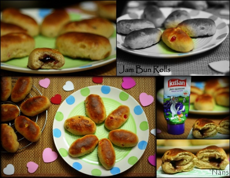 Nan's yum-yums!: Jam Bun Rolls