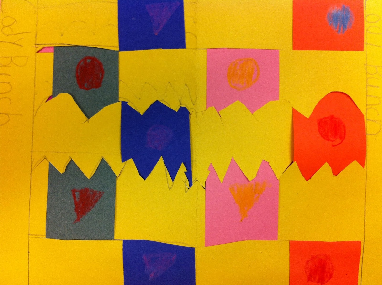 Yankeetown Art: 1st Grade Paper Weaving