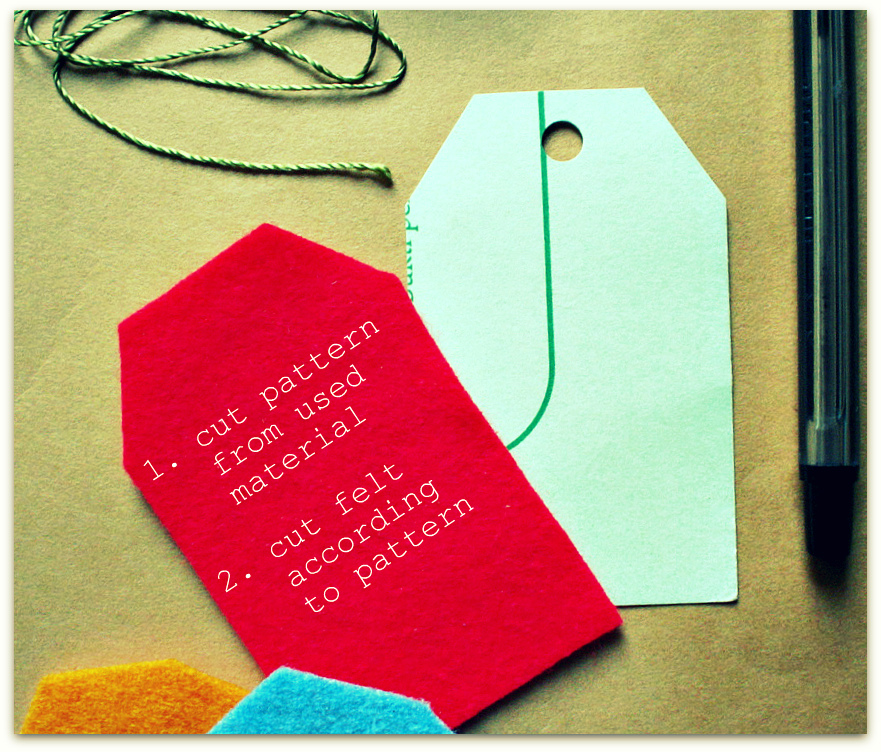 Mad Crafter At Work: FELT LABEL - Just for the Fun of it!