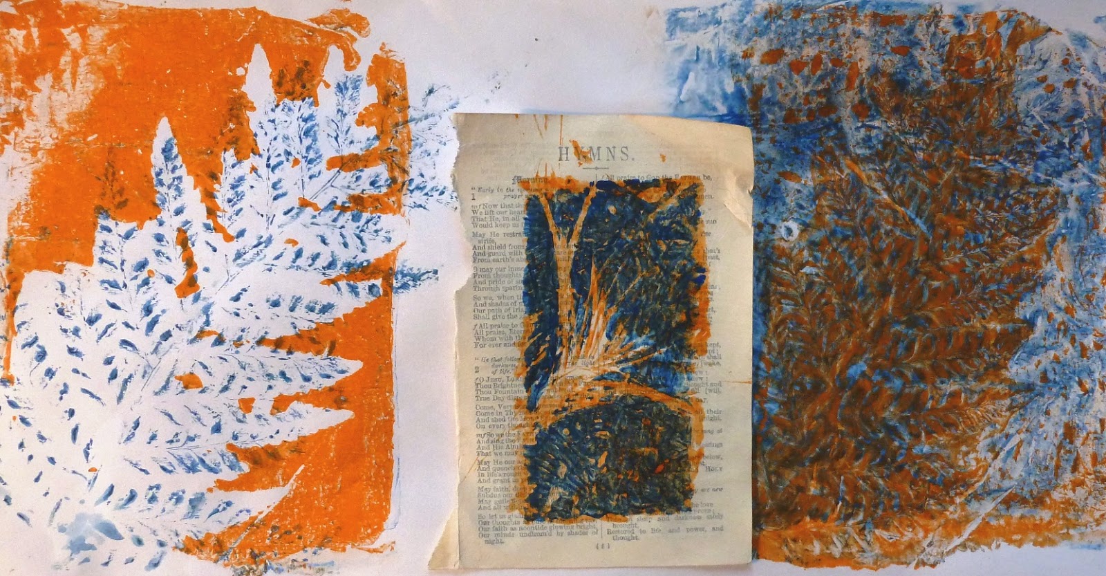 A little bit of everything: Monoprinting & a Printmaking Class