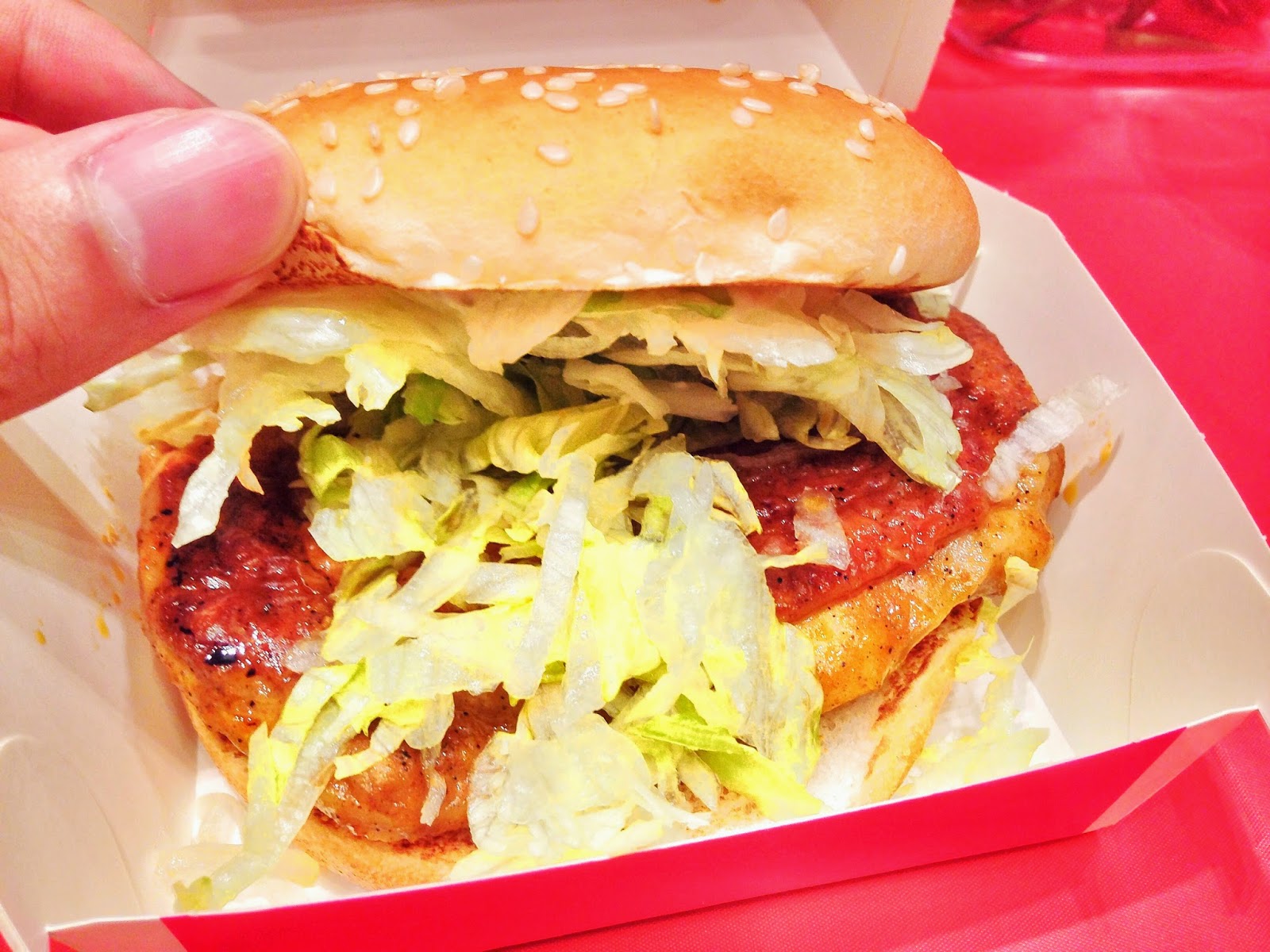 Food Review - McDonald's Level 4 Burger: Fiery Mala - Talking Evilbean