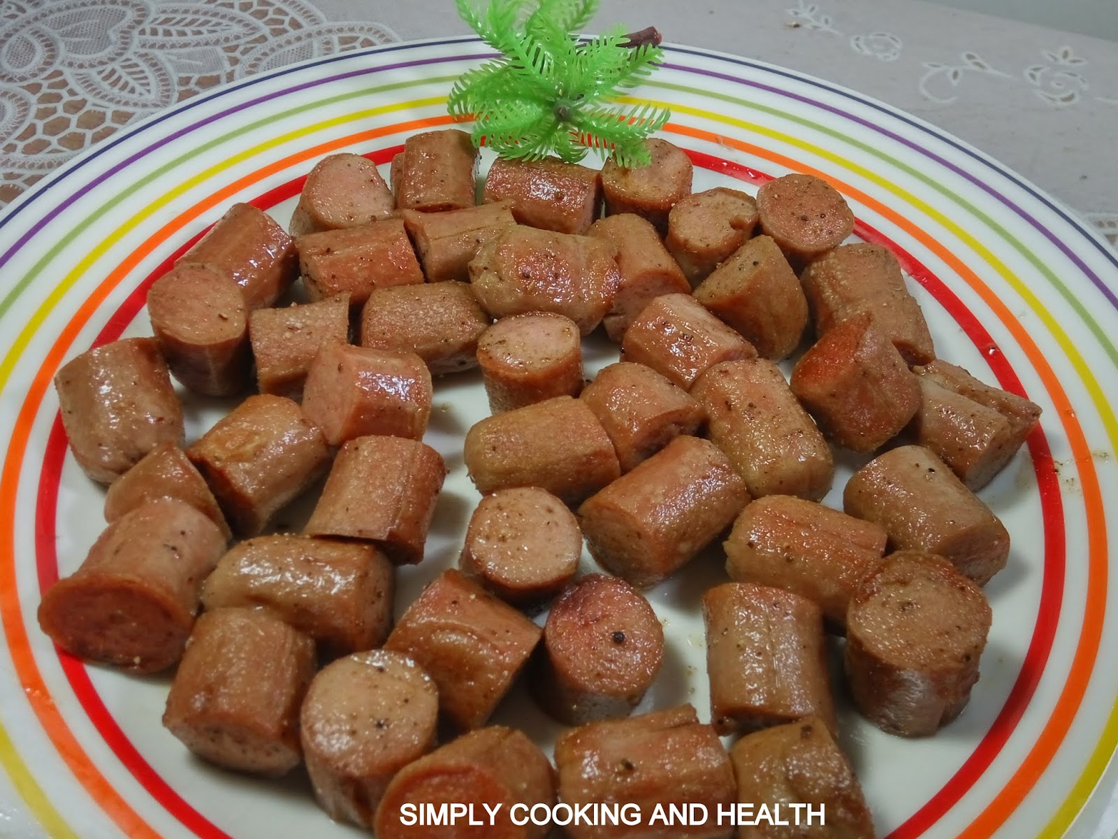 Simply Cooking and Health: Quick stir Fried delicious sausages with ...