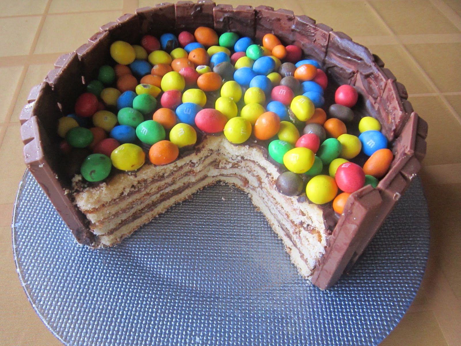 cocinaiarte: PASTEL KIT KAT