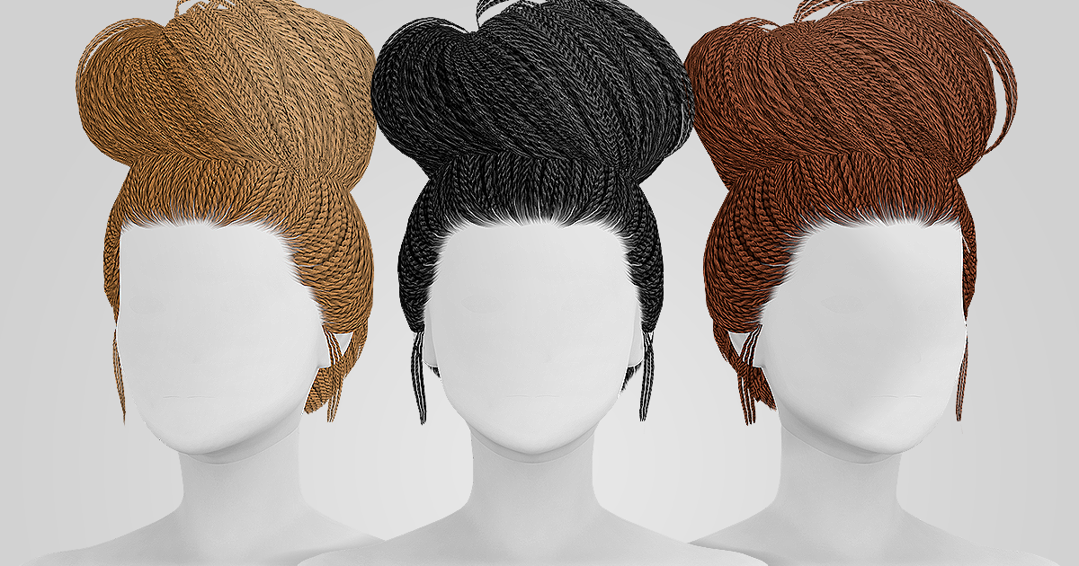 Gloriosa (Hair) | TS4 - PUBLIC | ICONIC | The Sims 4 CC Creator